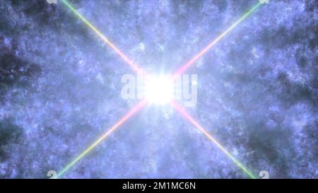 Big Bang In Space The Birth Of The Universe Stock Photo - Alamy