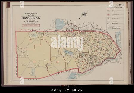 Atlas of the town of Brookline, Norfolk County, Massachusetts : from ...