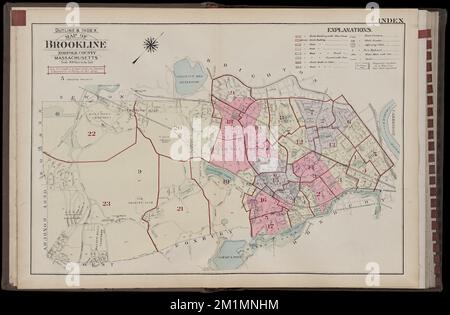 Atlas of the town of Brookline, Norfolk County, Massachusetts : from ...