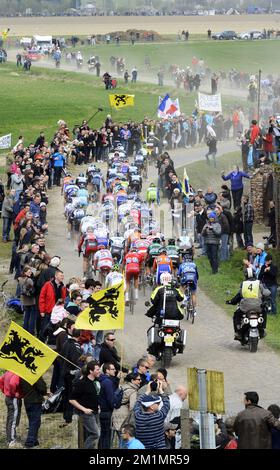 20120408 - ROUBAIX, FRANCE: Illustration picture shows the pack of ...