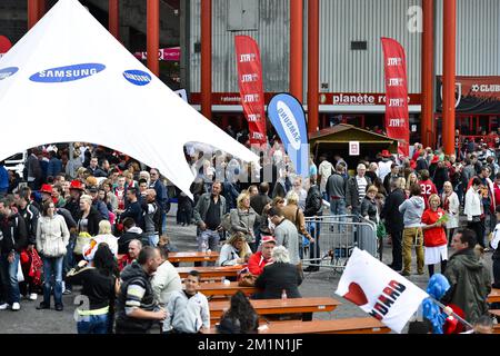20120715 - LIEGE, BELGIUM: Illustration picture shows a fanday at ...