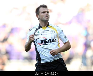 20120722 - BRUSSELS, BELGIUM: Lokeren's Ivan Leko celebrates after ...