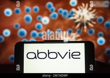 India. 13th Dec, 2022. In this photo illustration, the logo of Merck is ...