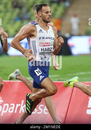 Azeddine Habz of France, Final Men's 1500 m during the European ...