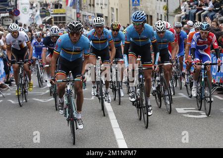 20120923 - VALKENBURG, NETHERLANDS: Belgian Bjorn Leukemans pictured ...