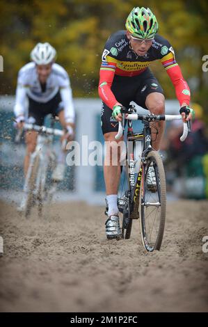 20121117 - HASSELT, BELGIUM: Belgian Niels Albert in action during the ...