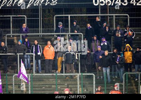Beerschot's supporters pictured during a soccer game between Beerschot ...