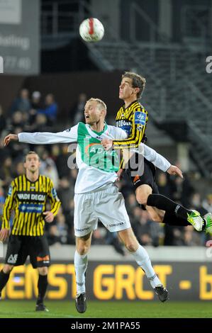 20121215 - LIER, BELGIUM: Lierse's Thomas Wils pictured during the ...