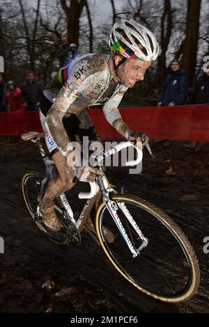 20121223 - NAMUR, BELGIUM: Belgian Niels Albert in action during the ...