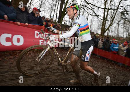 20121223 - NAMUR, BELGIUM: Belgian Niels Albert in action during the ...