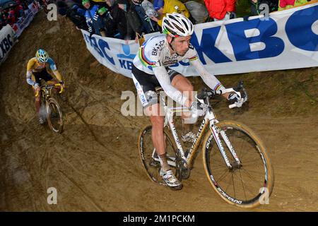20121226 - HEUSDEN-ZOLDER, BELGIUM: Belgian Niels Albert in action ...