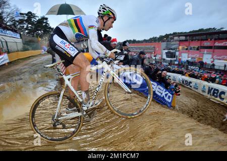 20121226 - HEUSDEN-ZOLDER, BELGIUM: Belgian Sven Nys and Belgian Niels ...
