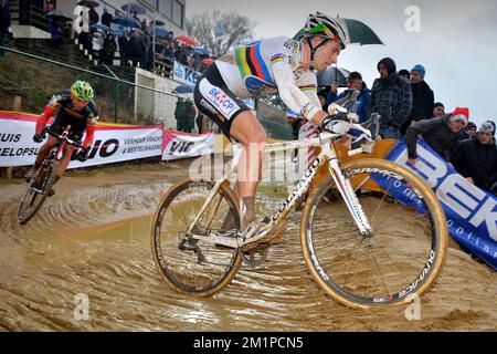 20121226 - HEUSDEN-ZOLDER, BELGIUM: Belgian Niels Albert in action ...