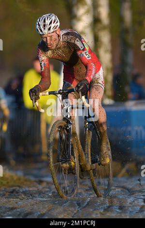20130101 - BAAL, BELGIUM: Belgian Klaas Vantornout in action during the ...
