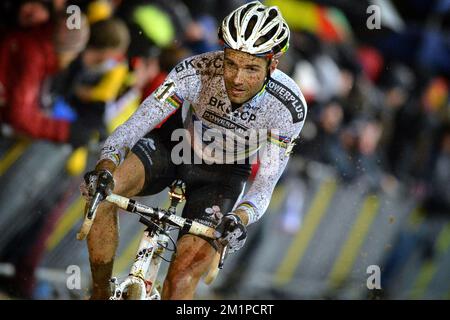 20121230 - DIEGEM, BELGIUM: Belgian Niels Albert celebrates on the ...