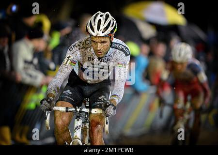 20121230 - DIEGEM, BELGIUM: Belgian Niels Albert in action during the ...