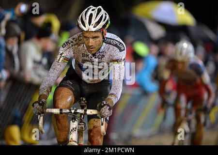 20121230 - DIEGEM, BELGIUM: Belgian Niels Albert in action during the ...