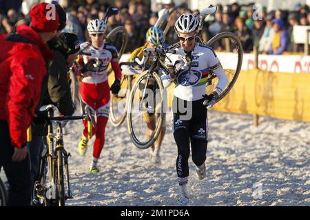20130113 - MOL, BELGIUM: Belgian Niels Albert and Belgian Klaas ...