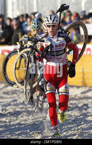 20130113 - MOL, BELGIUM: Belgian Klaas Vantornout in action during the ...