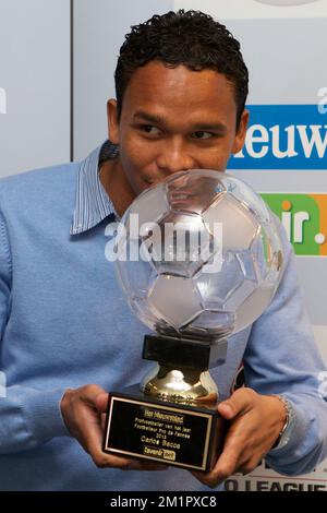 20130515 - BRUGGE, BELGIUM: Club's Carlos Bacca pictured as he is ...