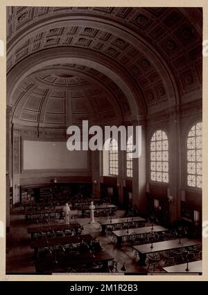 Bates Hall, construction of the McKim Building , Public libraries ...