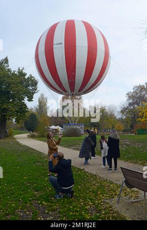 Budapest, Hungary - 4 October, 2022: view of the Danube River and the ...