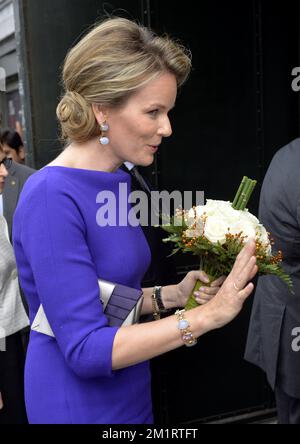 Queen Mathilde of Belgium, India President Pranab Mukherjee and King ...
