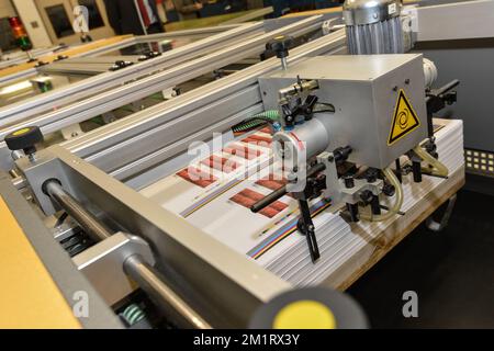 20131015 - MECHELEN, BELGIUM: Illustration picture shows the printer of ...