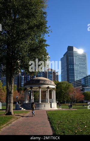boston common parkman bandstand Stock Photo - Alamy