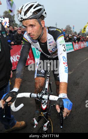 20131117 - GAVERE, BELGIUM: Belgian Niels Albert in action during the ...