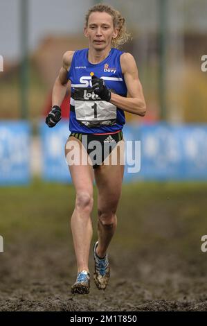 20131124 - ROESELARE, BELGIUM: Belgian Veerle Dejaeghere pictured in ...