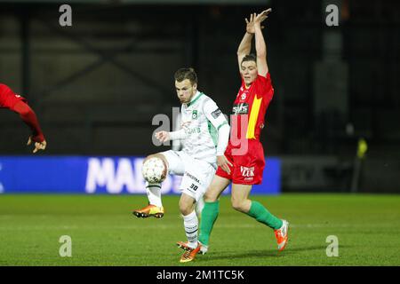 Oostende's Yohan Brouckaert pictured during the Jupiler Pro League ...