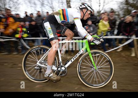 20140101 - BAAL, BELGIUM: Belgian world champion Sven Nys in action ...