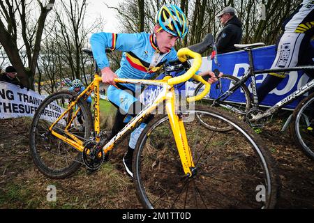 20140131 - HOOGERHEIDE, NETHERLANDS: Belgian Thijs Aerts pictured ...