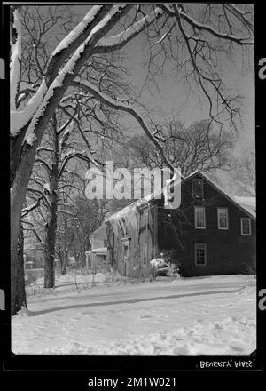 Beverly, snow , Architecture, Dwellings, Snow. Samuel Chamberlain ...