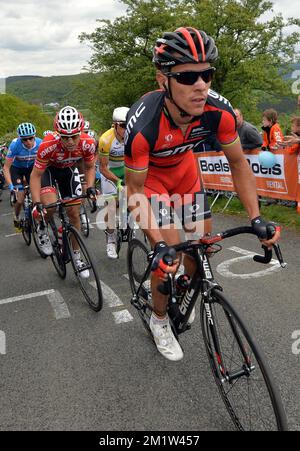 Australian Simon Gerrans and Belgian Philippe Gilbert pictured during a ...