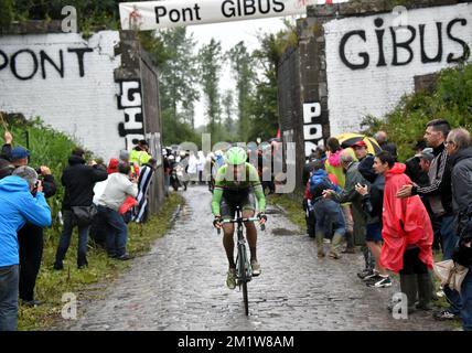 Dutch Lars Boom of Belkin Pro Cycling Team in action during 'Ronde van ...