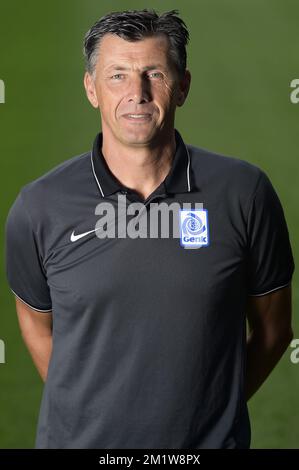 Genk's keeper trainer Guy Martens poses for the photographer during the ...