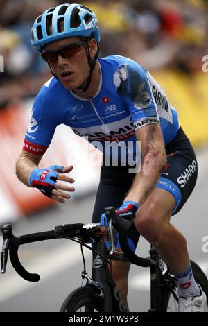 Andrew Talansky team Garmin Sharp crosses the finish line in 35th ...
