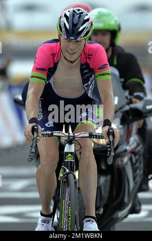 American Christopher Chris Horner of Lampre-Merida pictured at the ...