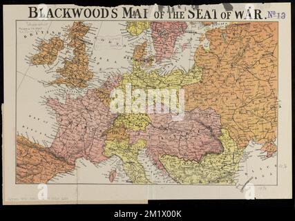 Map of the seat of war , Franco-Prussian War, 1870-1871, Maps, Europe ...