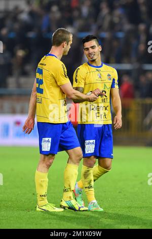 20141101 - BEVEREN, BELGIUM: Waasland-Beveren's Ebrahima 'Ibou' Sawaneh ...