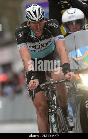 Belgian Stijn Vandenbergh of team Ettix - Quick-Step, Belgian Yves ...