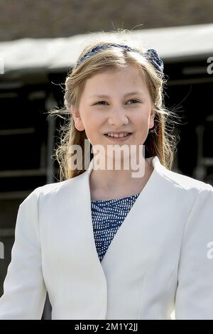 20150506 - ZEEBRUGGE, BELGIUM: Crown Princess Elisabeth pictured during ...