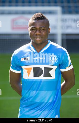 Gent's Moses Simon pictured during the Jupiler Pro League match between ...