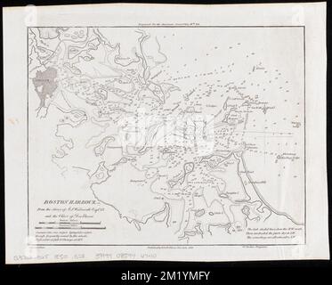 A chart of the harbour of Boston , Nautical charts, Massachusetts ...