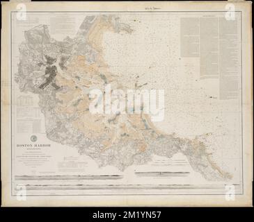 Boston Harbor , Nautical charts, Massachusetts, Boston Bay, Nautical ...