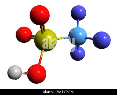 3D image of Octane skeletal formula - molecular chemical structure of ...