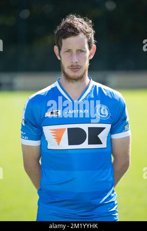Gent's Thomas Matton poses for the photographer during the 2016-2017 ...