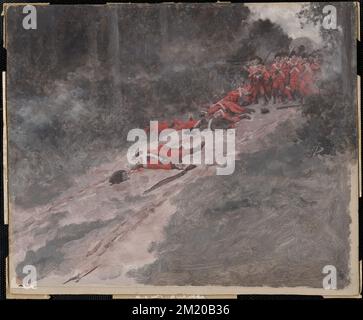Braddock's defeat, 1755 Stock Photo - Alamy